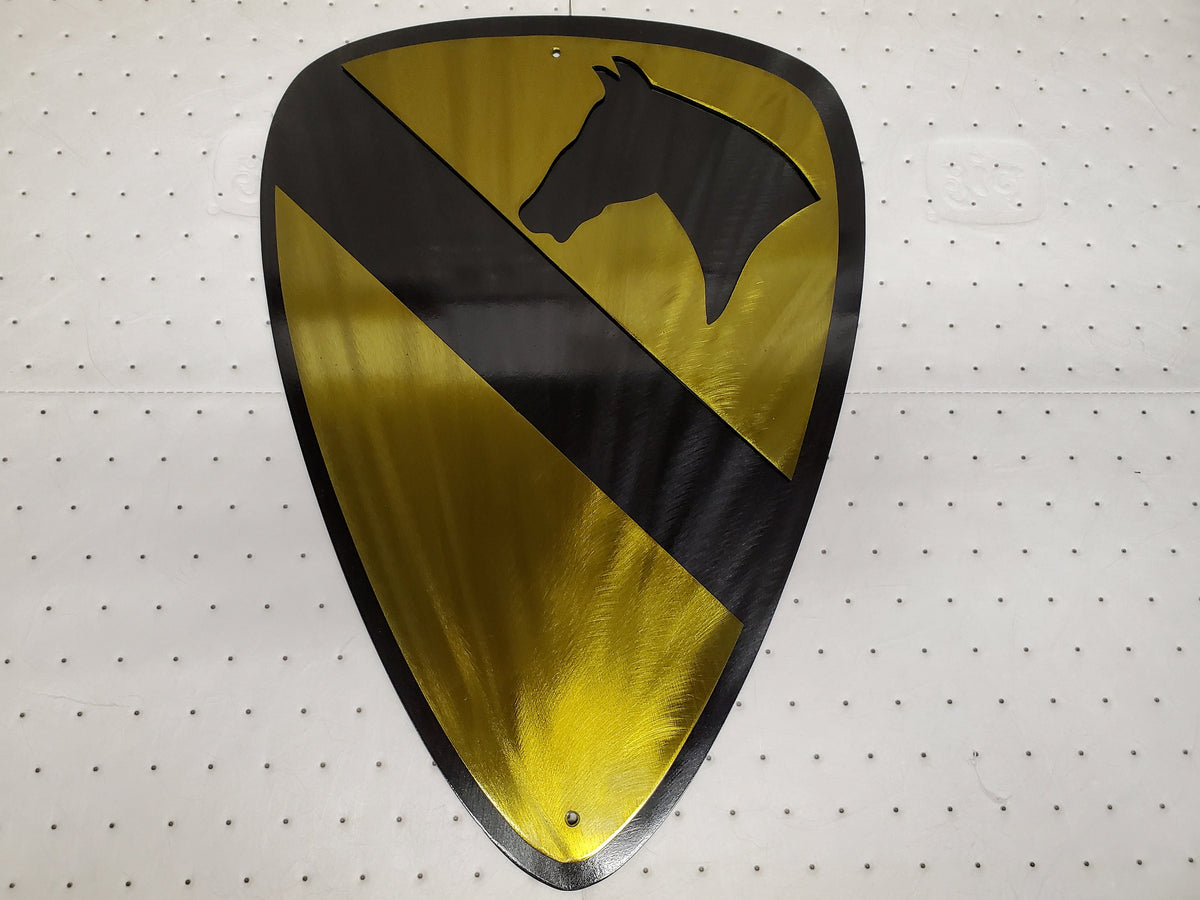 1st Cavalry Division Military Patch Metal Sign, 1st Cavalry Division ...
